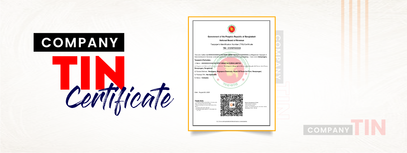 Company TIN Certificate Registration - segunbagicha.com